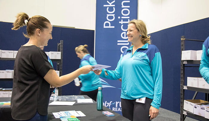 Getting your pack | Run for a Reason